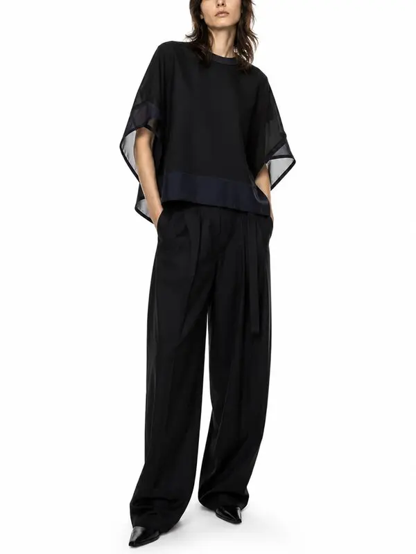 Sacai Jersey Cape