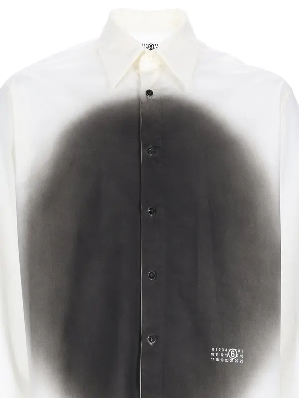 MAISON MARGIELA Cotton Shirt With Graphic Print