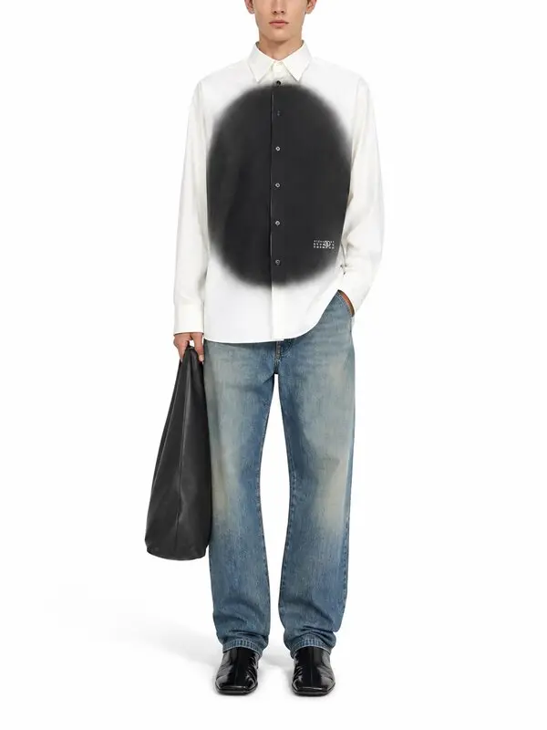 MAISON MARGIELA Cotton Shirt With Graphic Print