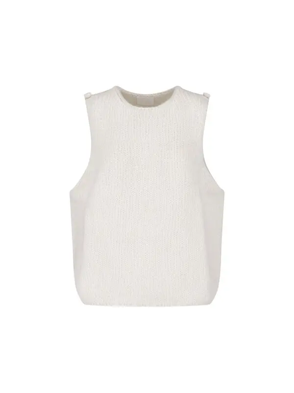 PAMPA THE BRAND Sleeveless Knit Sweater Vest
