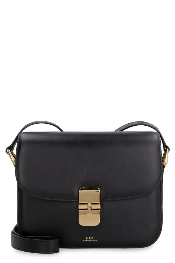 A.p.c. Mini Leather Small Grace Crossbody Handbag