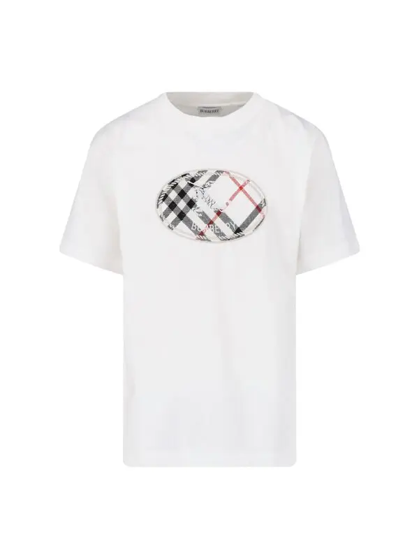 Burberry Graphic Cotton T-shirt - White