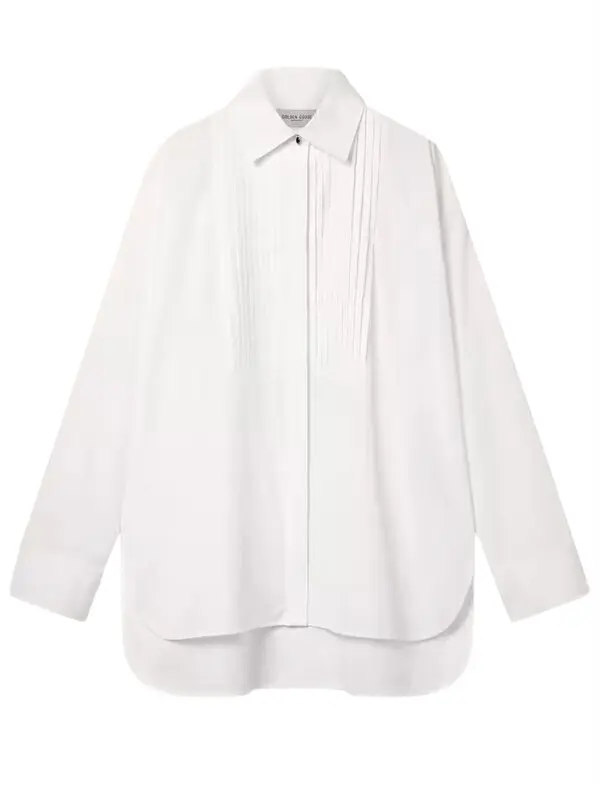 GOLDEN GOOSE Pleated Front Button-up Blouse