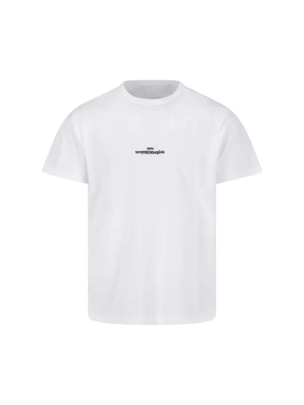 MAISON MARGIELA Logo Print Crewneck T-shirt