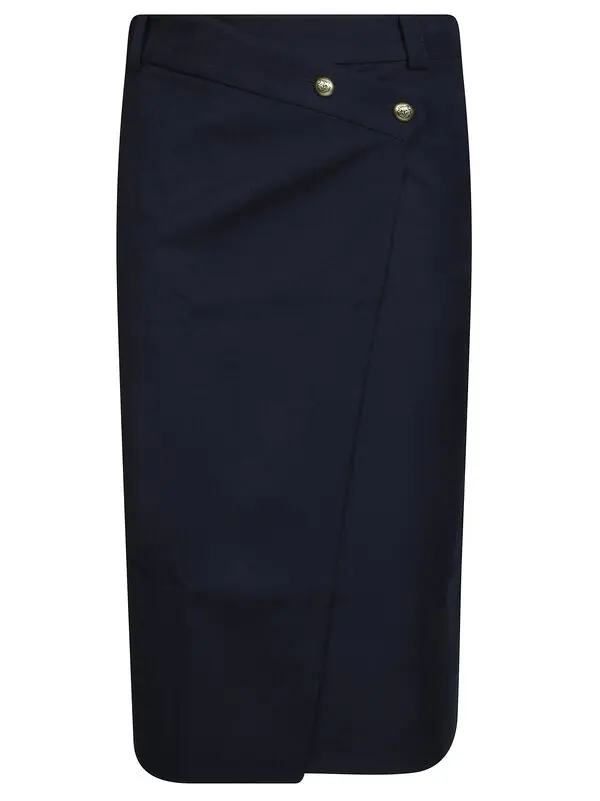 Pinko Marzemino Diagonale Mini Skirt
