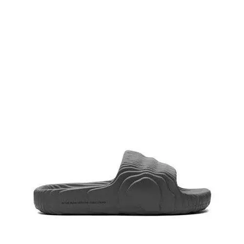 Adidas Plant-based Slip-on Sandal With Banded Upper And Eva Cushion - Grigio