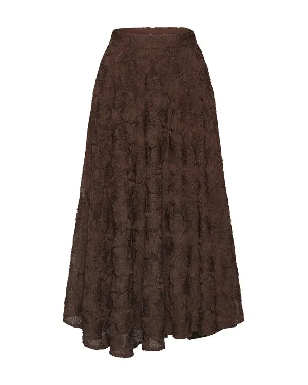 ROTATE BY BIRGER CHRISTENSEN Textured Lace Maxi Skirt - Molé