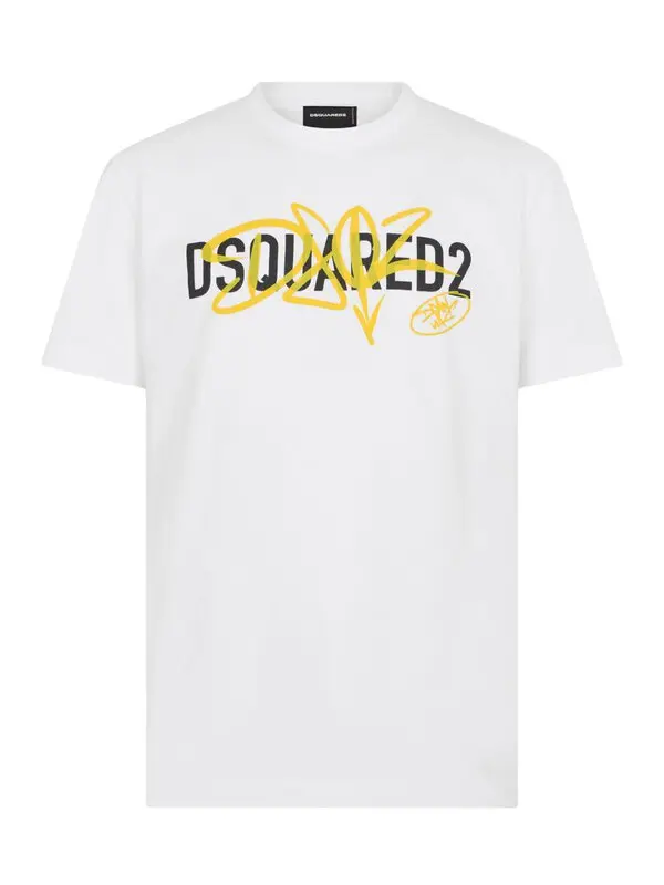 Dsquared2 Graphic Short-sleeve T-shirt - White