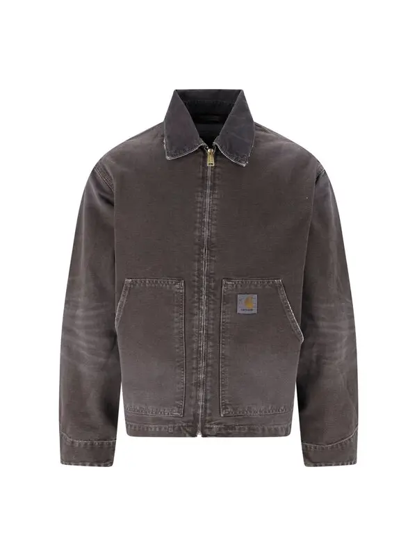 Carhartt Work In Progress Washed Work Jacket - Brown