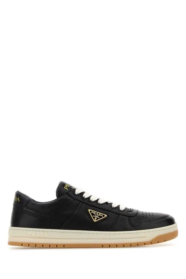 Prada Nappa Leather Downtown Sneakers For - Black