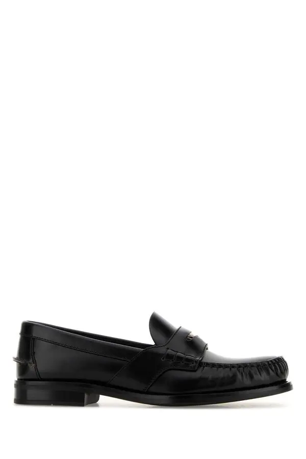 Prada Classic Leather Loafers