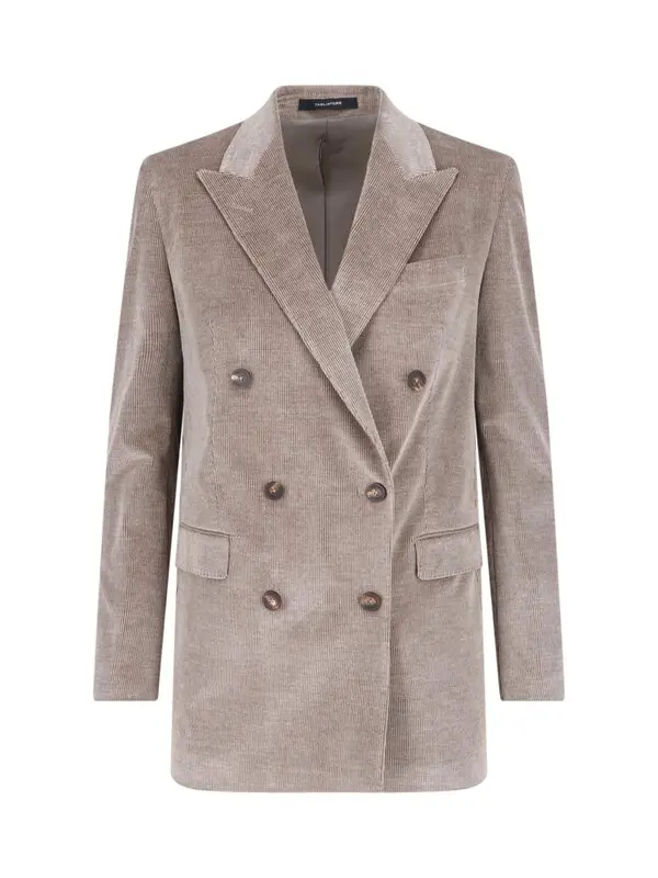 Tagliatore Double-breasted Corduroy Blazer