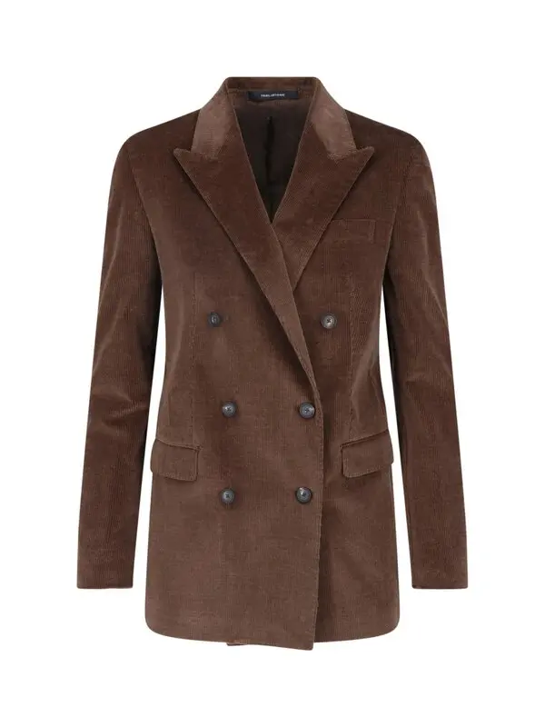 Tagliatore Double-breasted Corduroy Blazer