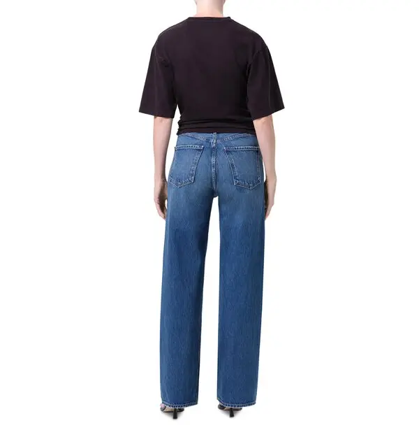 AGOLDE Ren High Rise Wide Leg Jeans