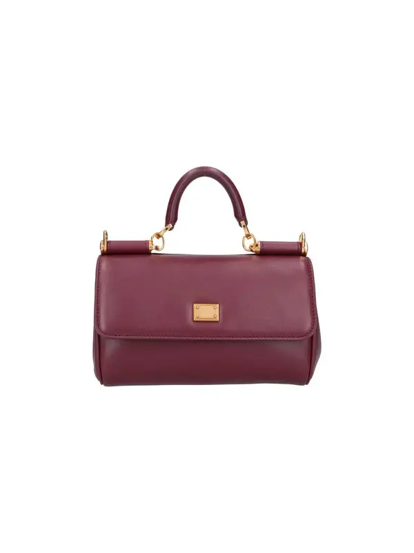 Dolce & Gabbana Top Handle Leather Satchel