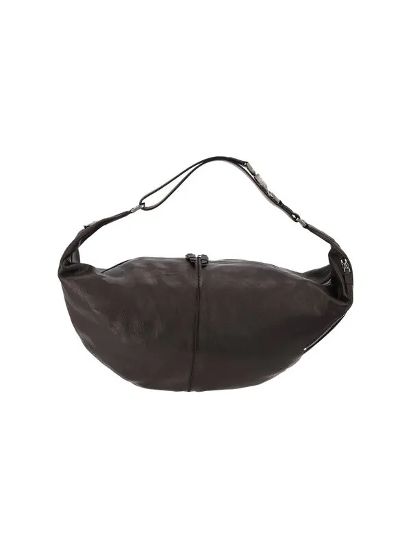 LEMAIRE Leather Shoulder Bag - Brown