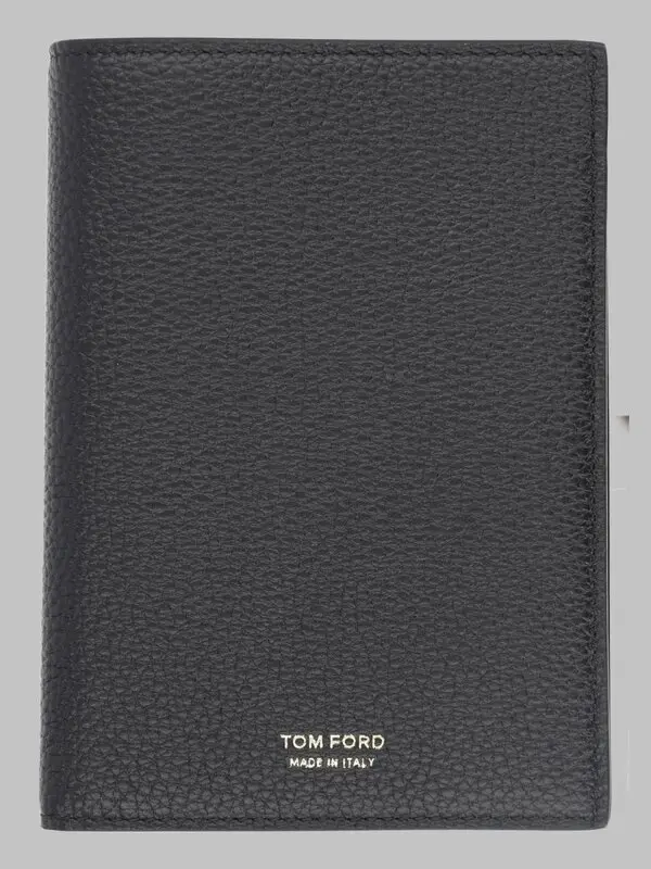 TOM FORD Leather Passport Holder, 15 Cm X 10 Cm
