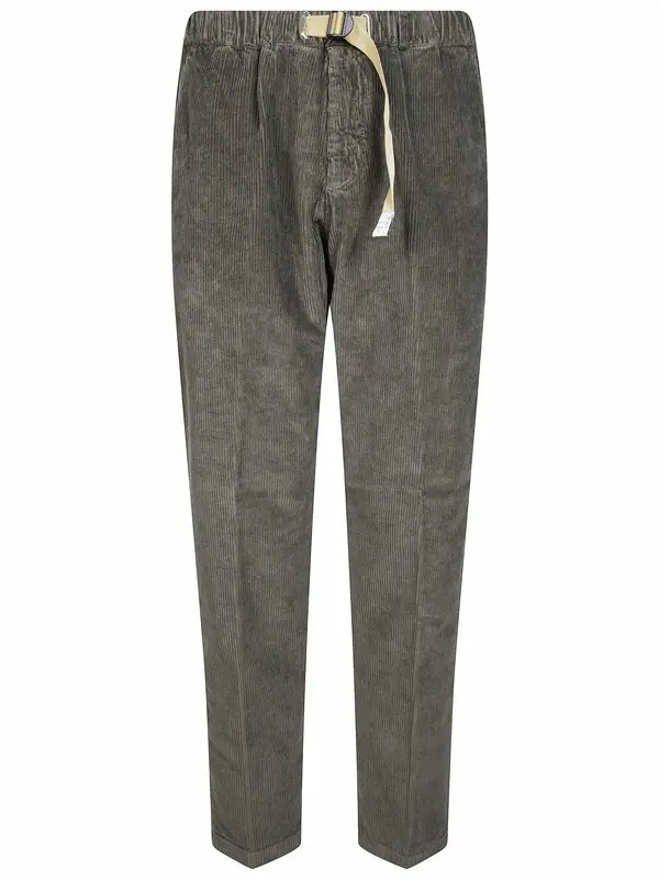 WHITE SAND Corduroy Tailored Pants - Verde
