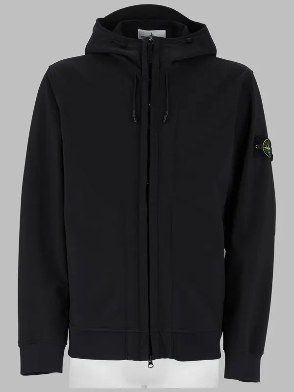 Stone Island Zip-front Hooded Jacket