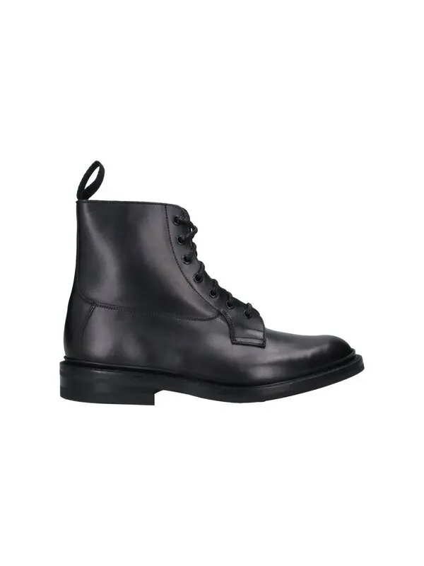 TRICKER'S Leather Boots With Rubber Sole