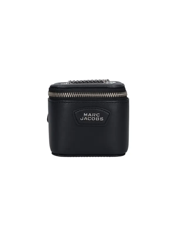 Marc Jacobs Split Cow Leather Bag With Polyurethane Coating - Black