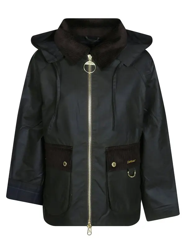Barbour Carville Wax Jacket - Grigio
