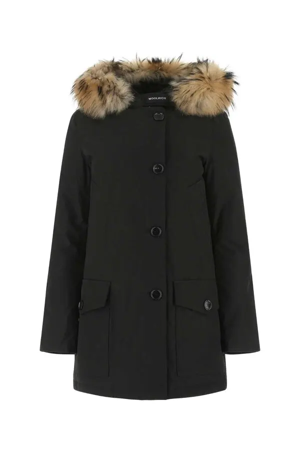 Woolrich Classic Parka Jacket With Fur Hood
