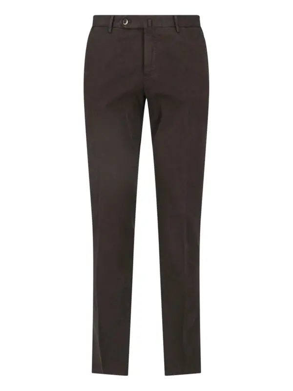 PT TORINO Slim Fit Cotton Stretch Trousers