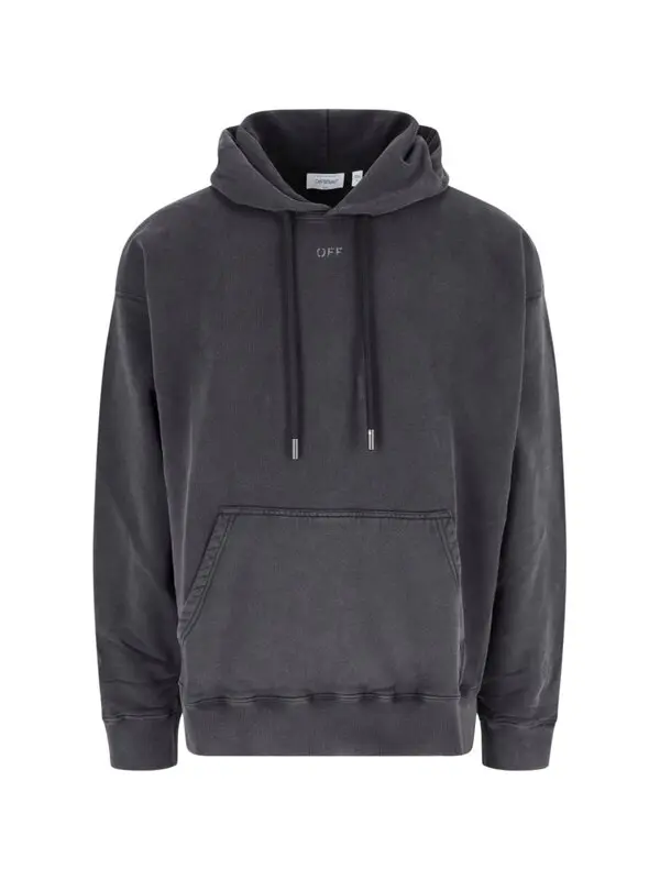 Off-White Oversized Cotton Hoodie