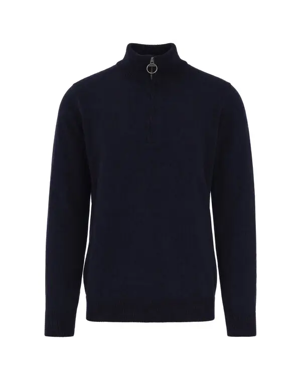 Barbour Half-zip Wool Sweater