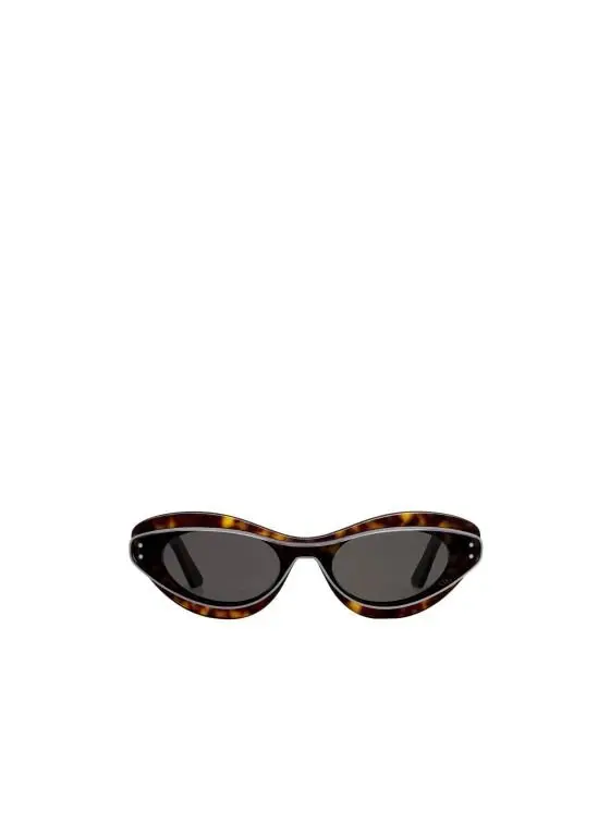 Dior Cat Eye Sunglasses With Tortoiseshell Frame - Hvngrey