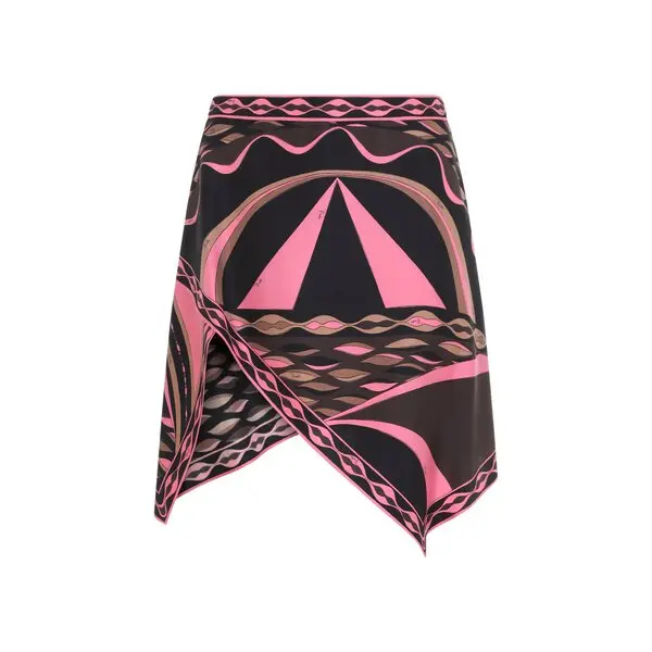 Emilio Pucci Printed Silk Mini Skirt - Multicolour