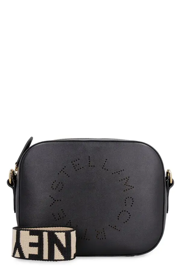 Stella McCartney Logo Crossbody Camera Bag - Black