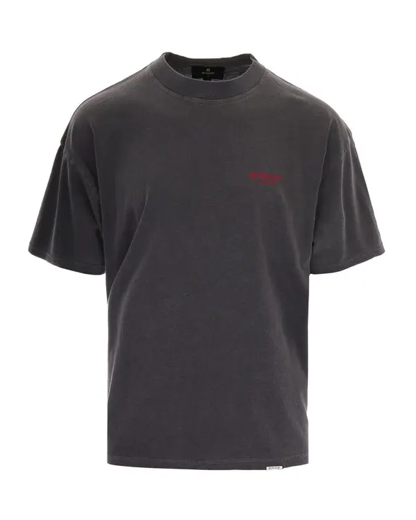 REPRESENT Oversized Logo T-shirt - Washed Black