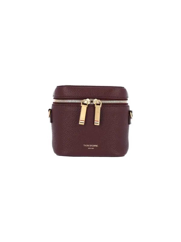 Thom Browne Mini Zip Cosmetic Case - Red
