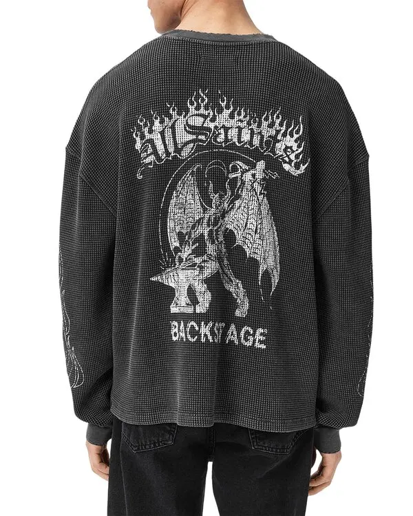 ALLSAINTS Incendo Long Sleeve Crewneck Tee