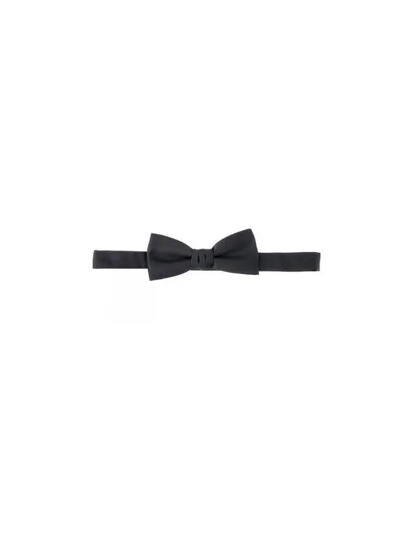 Saint Laurent Silk Bow Tie - Black