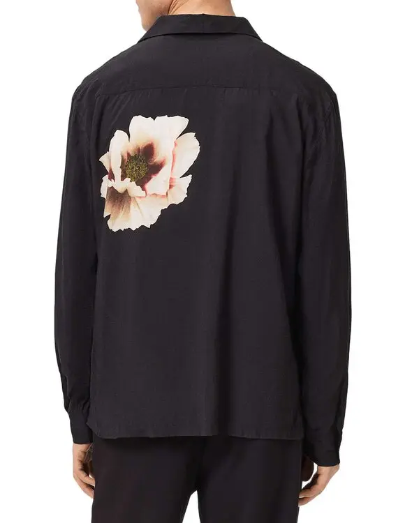 ALLSAINTS Floraison Floral Graphic Shirt