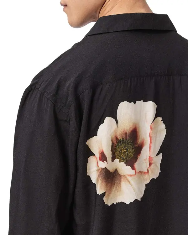 ALLSAINTS Floraison Floral Graphic Shirt