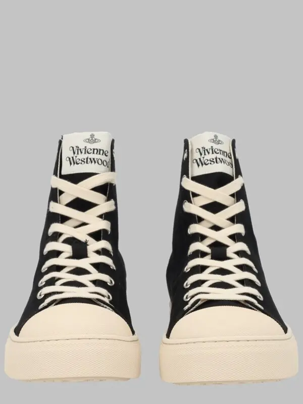 VIVIENNE WESTWOOD High-top Canvas Sneakers