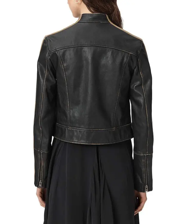 ALLSAINTS Tiggy Leather Biker Jacket