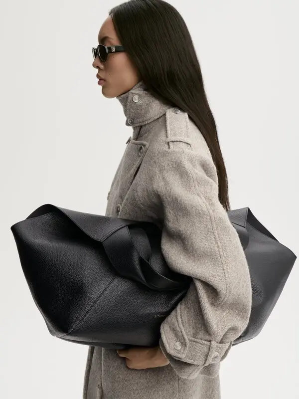 BY MALENE BIRGER Lucile Leather Tote Bag