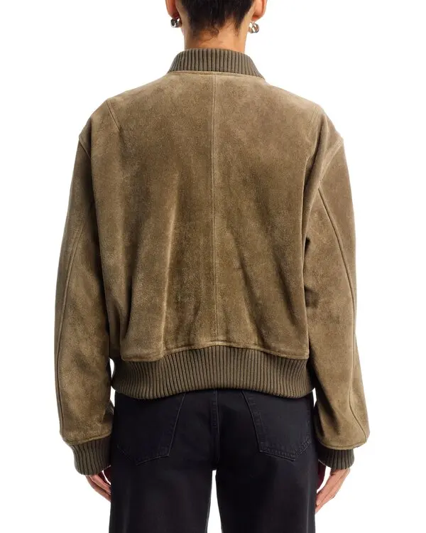ARMA Gritty Suede Bomber Jacket