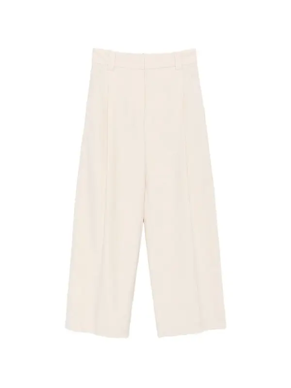 Brunello Cucinelli Cotton Wide-leg Trousers