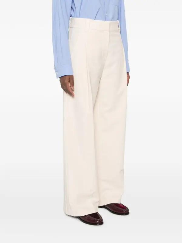 Brunello Cucinelli Cotton Wide-leg Trousers