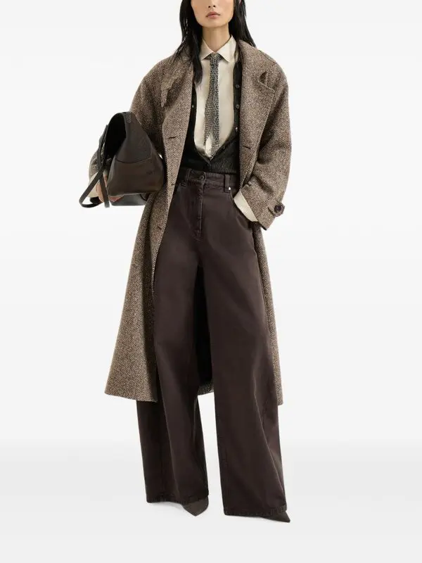 Brunello Cucinelli Long Wool Coat