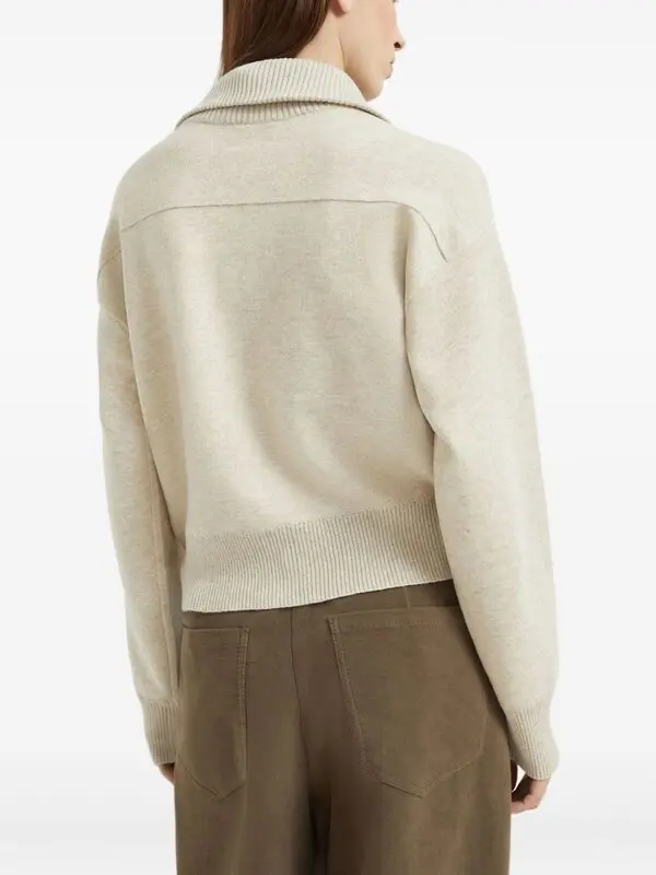 Brunello Cucinelli Cashmere Zip-up Cardigan