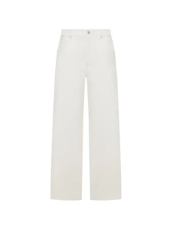 Brunello Cucinelli Cotton Wide-leg Trousers