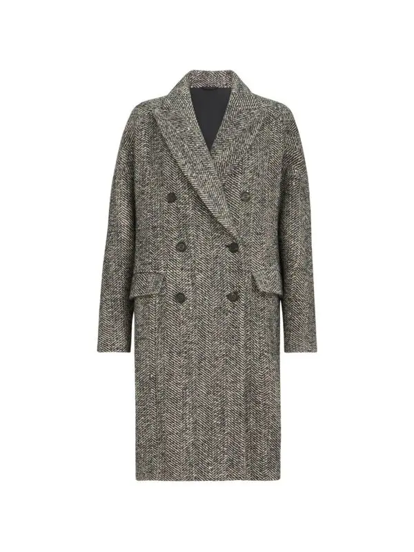 Brunello Cucinelli Wool Double-breasted Coat