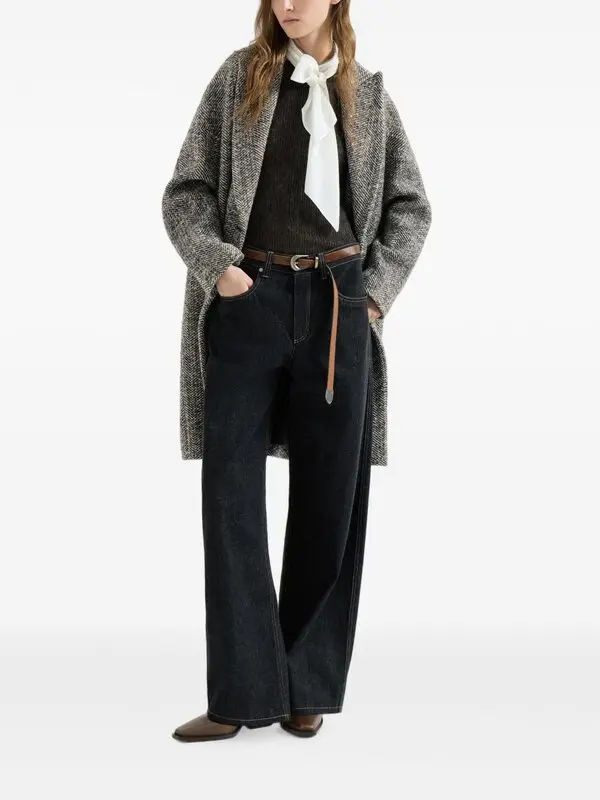 Brunello Cucinelli Wool Double-breasted Coat